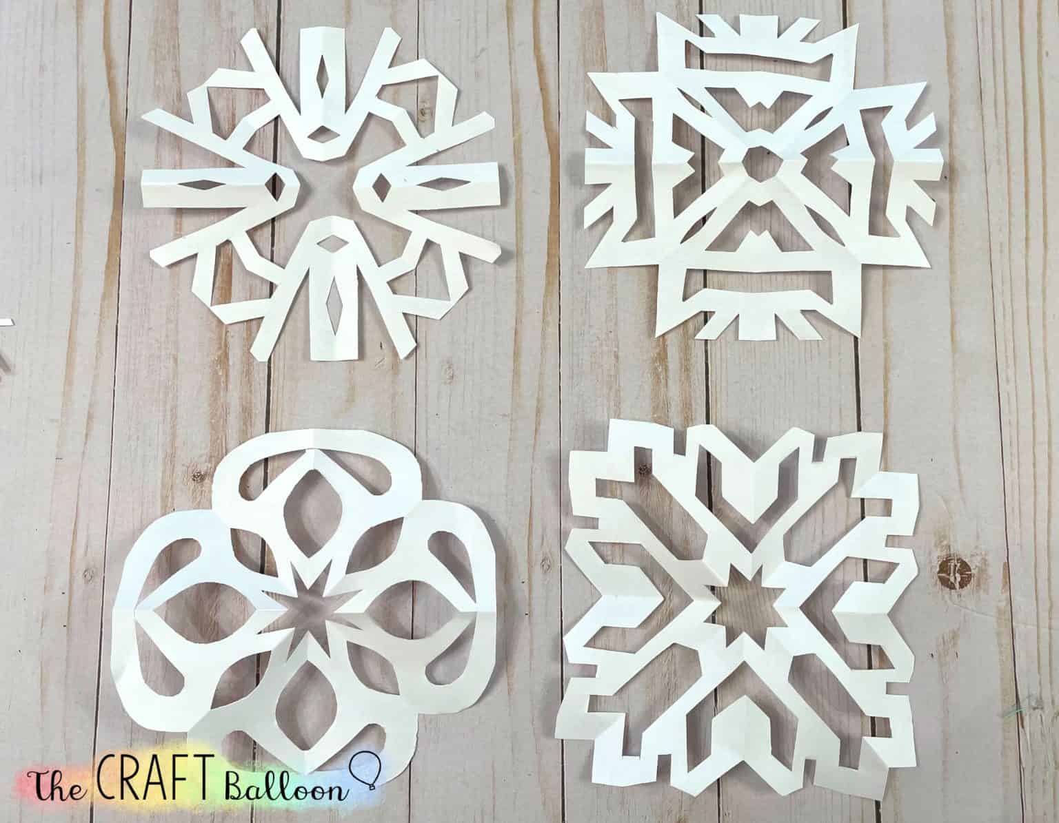 Paper Snowflake Art - The Craft Balloon