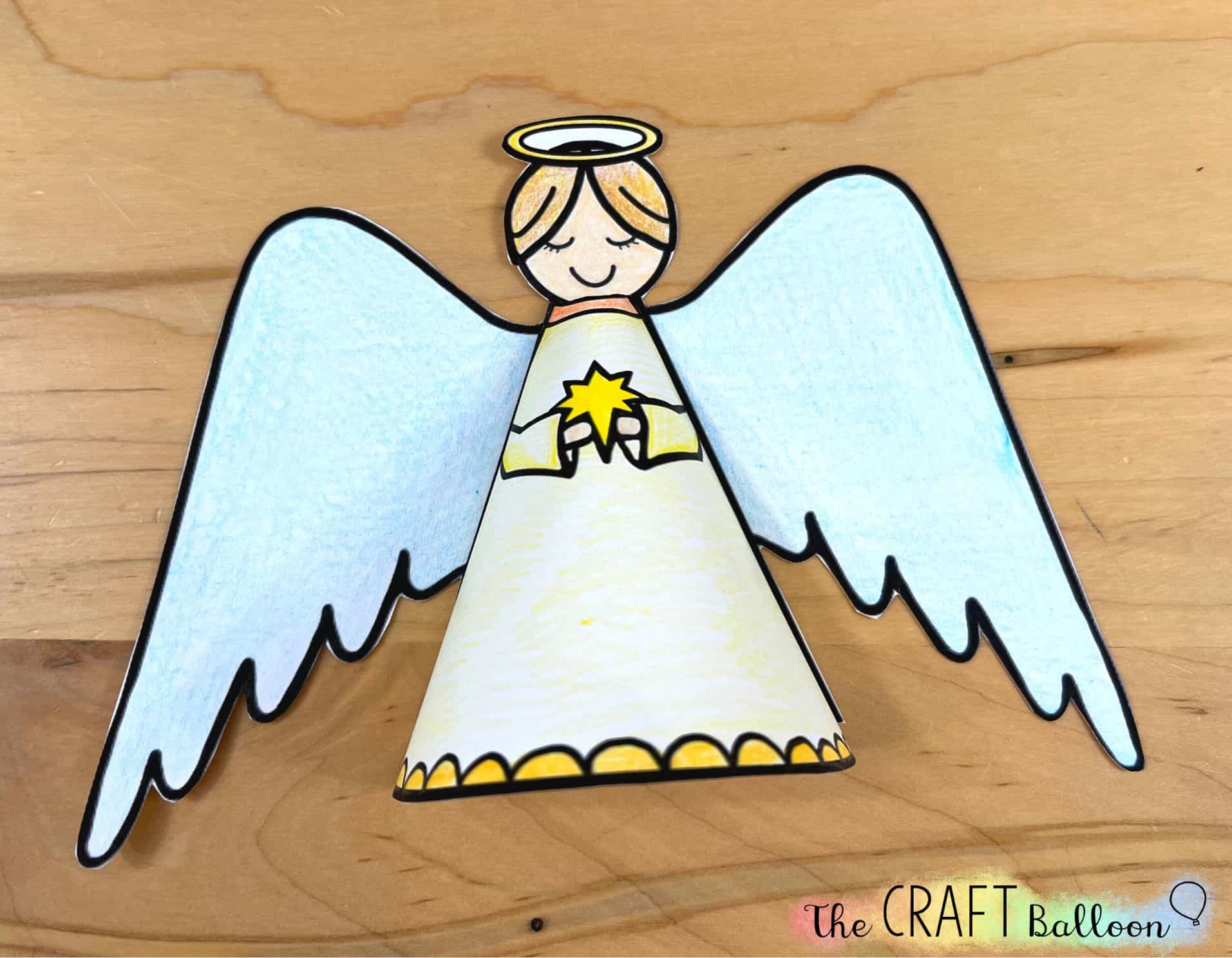 Christmas Angel Tree Decoration - The Craft Balloon